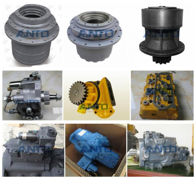 Excavator Swing Gear 307B , High Hardness Slew Gear Box