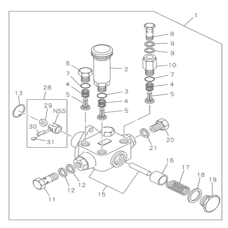 1157501301 Fuel Feed Pump For Hitachi ZX330-3G ZX350-5G Excavator ...