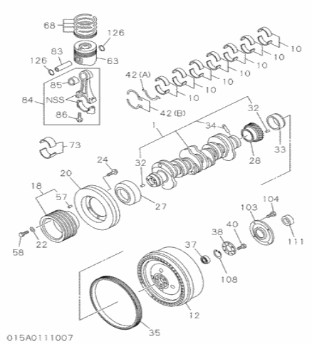 ZX330-3 ISUZU 6HK1 Excavator Engine Parts Piston 8980235261 8-98023526-1