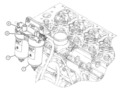 Durable Excavator Parts Engine Fuel Filter 360-8958 3608958 C4.4 C6.6 C7.1