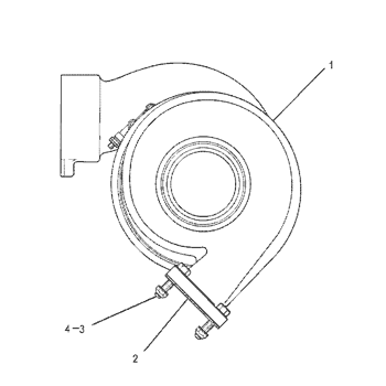 Turbocharge Gasket 1S4295 To Manifold Excavator Seal Kits For 235 330 ...