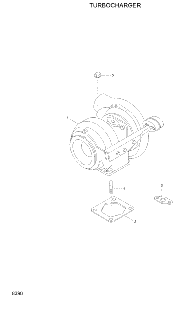HX40W Turbocharger 3535638 3535635 3802651 Excavator Engine Parts For ...