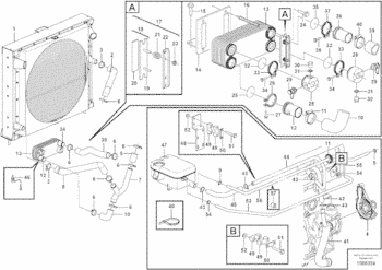 VOE15153124 15153124 Excavator Temperature Sensor