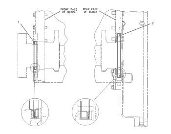 1192921 119-2921 2457339 245-7339 Crankshaft Seal For 322B