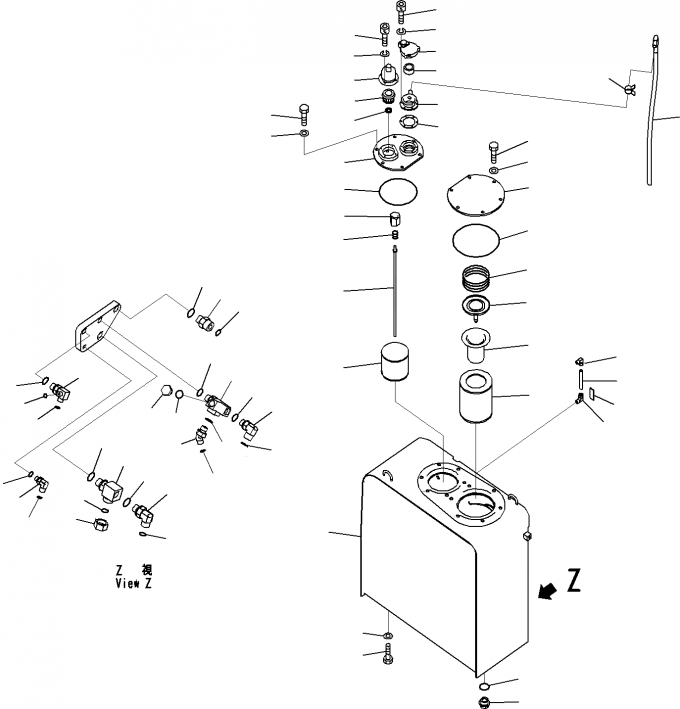 07044-12412 Plug Excavator Spare Parts For Komatsu PC220