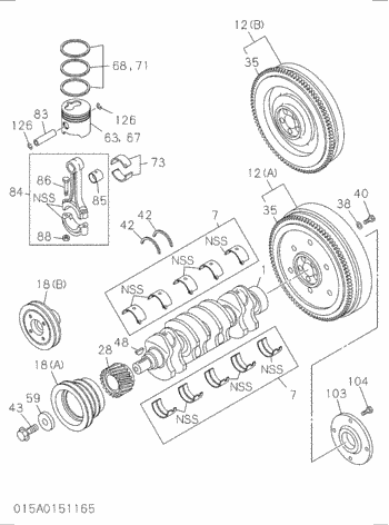Hitachi ZX75UR-3 Connecting Rod Bearing 8980957130 8-98095713-0