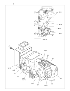 Genuine K1040112 Motor Blower Air Conditioner For Doosan