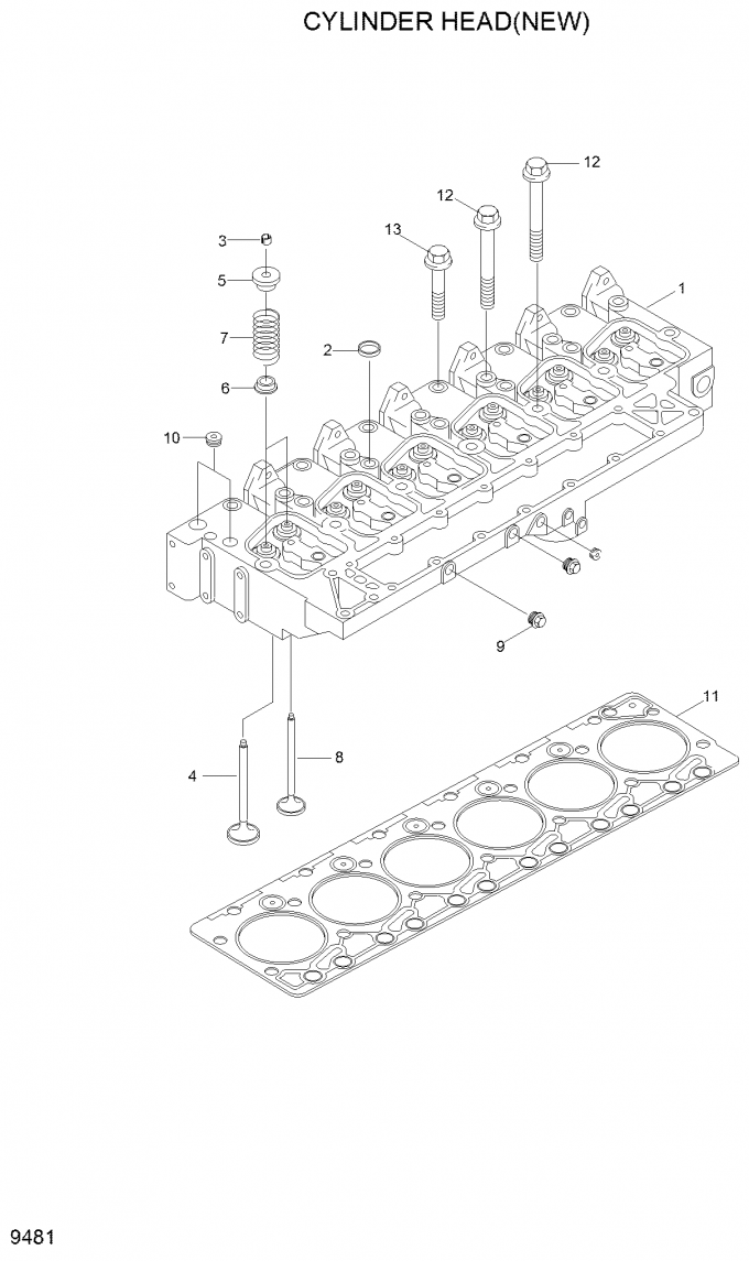 Cummins 3283335 3283570 Cylinder Head Gasket For Hyundai R210LC7