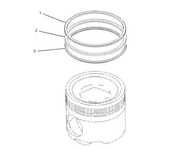 1W-8922 1W8922 Piston Ring Set 3406 3408 3412 Engine Parts