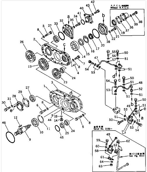 154-01-12310 1540112310 Gear For Komatsu D155 D85 SHANTUI SD22 ...