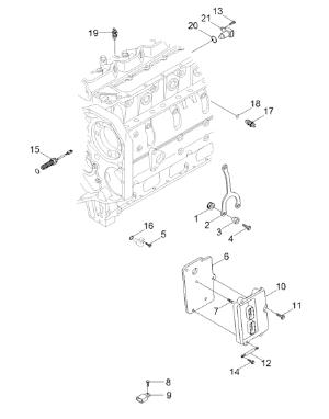 3408530 5594275 Position Sensor For Hyundai Excavator Engine Parts
