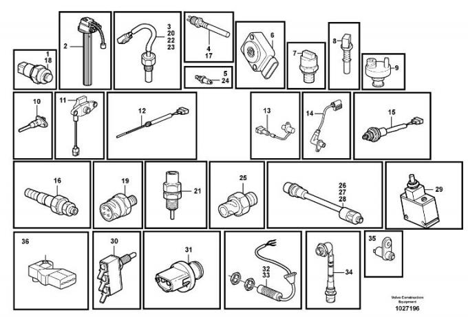 VOE11039574 11039574 Pressure Sensor For VOVLO Construction Machinery Parts