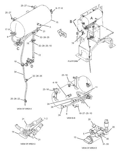 205-7187 2057187 Air Compressor Governor Assembly For Construction ...