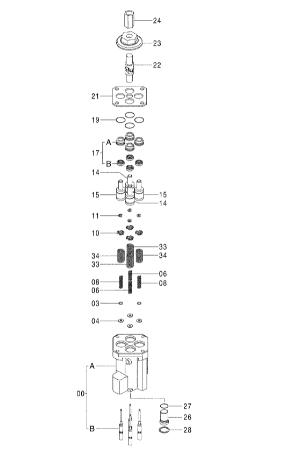 9759158 9759157 Pilot Pusher For HITACHI Excavator Parts
