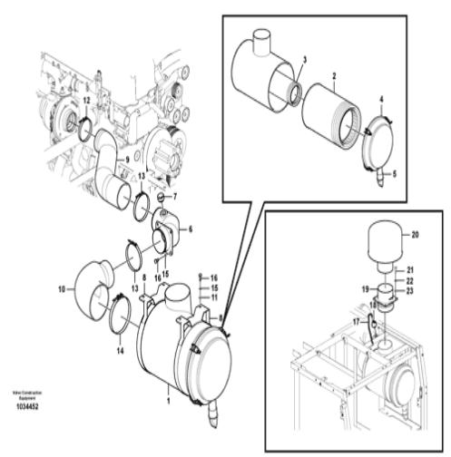 VOE11033998 VOE11033999 11033998 11033999 Air Filter AF25619 AF25620 ...