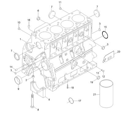 3904166 3802747 Cummins 4BT3.9 Engine Overhaul Rebuilt Kit For HYUNDAI ...