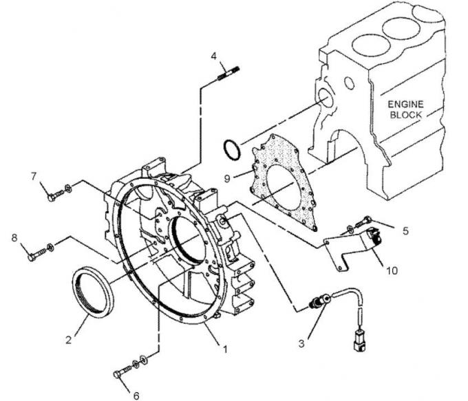 324-4131 3244131 C6.4 Engine Speed Sensor For 318C Excavator Electric Parts