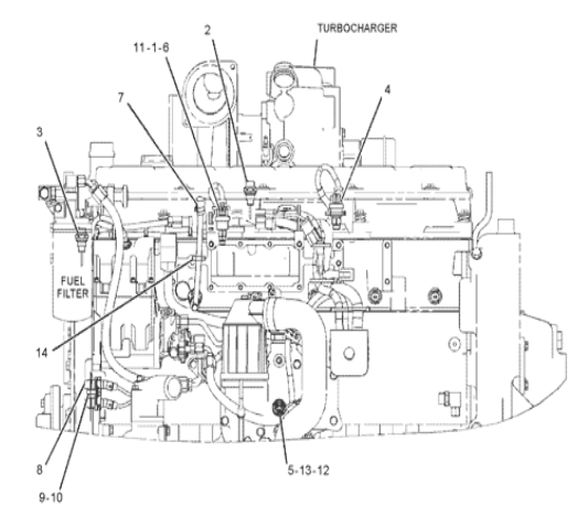 161-1704 Engine Oil Pressure Sensor 1611704 For 328D Excavator Electric ...