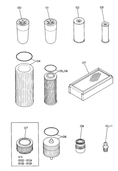 3315847 9Y4403 154789 4085912 79250023 P550106 Excavator Fuel Filter ...