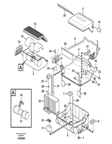 VOE14509331 14509331 Expansion Valve For Vo-lvo Excavator Spare Parts