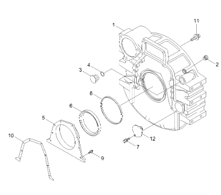 5259499 Rear Oil Seal CUMMINS 6CT8.3 For HYUNDAI R380LC9A Excavator ...