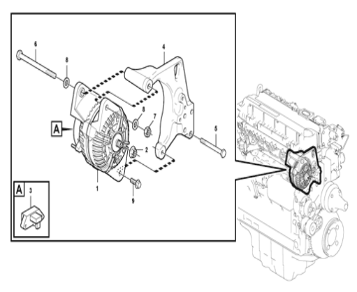 VOE15196041 15196041 Alternator For Vo-lvo EC220D Excavator Electric Parts