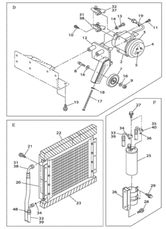 KHR3197 Compressor For CX130 CX210 CX240 CX350 CX700 Excavator Air ...