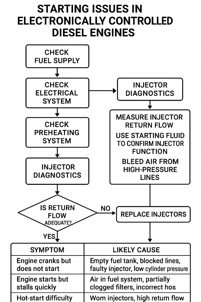 Fault Analysis of Difficult or Failed Starting in Electronic-Controlled ...