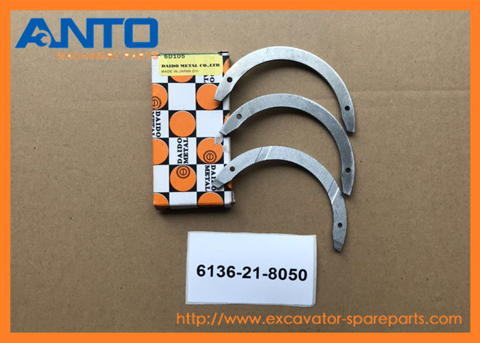 6136-21-8050 6136-29-8050 6D105 Excavator Engine Parts Thrust Metal ...